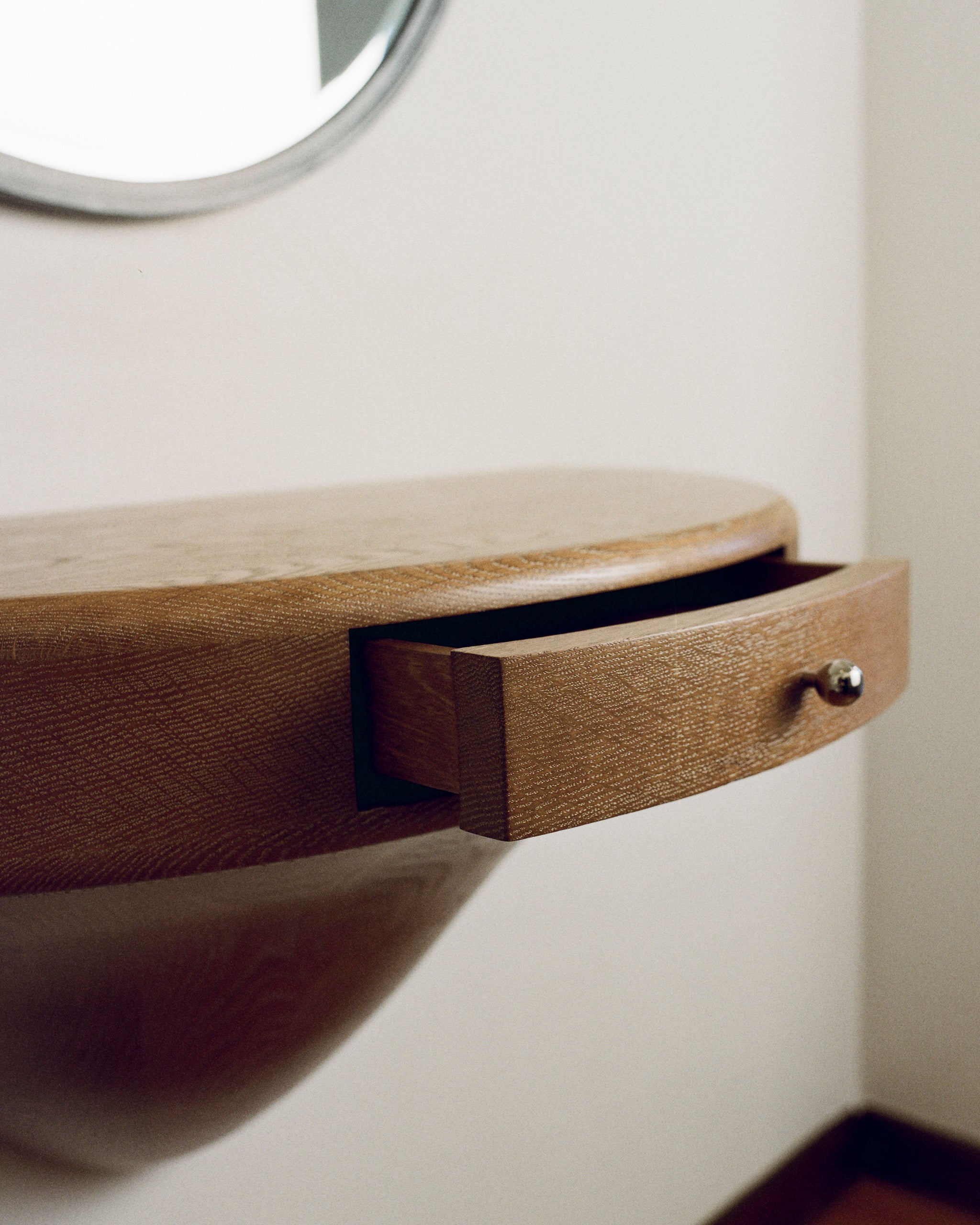 Cerused Oak Wall Console – Desmar