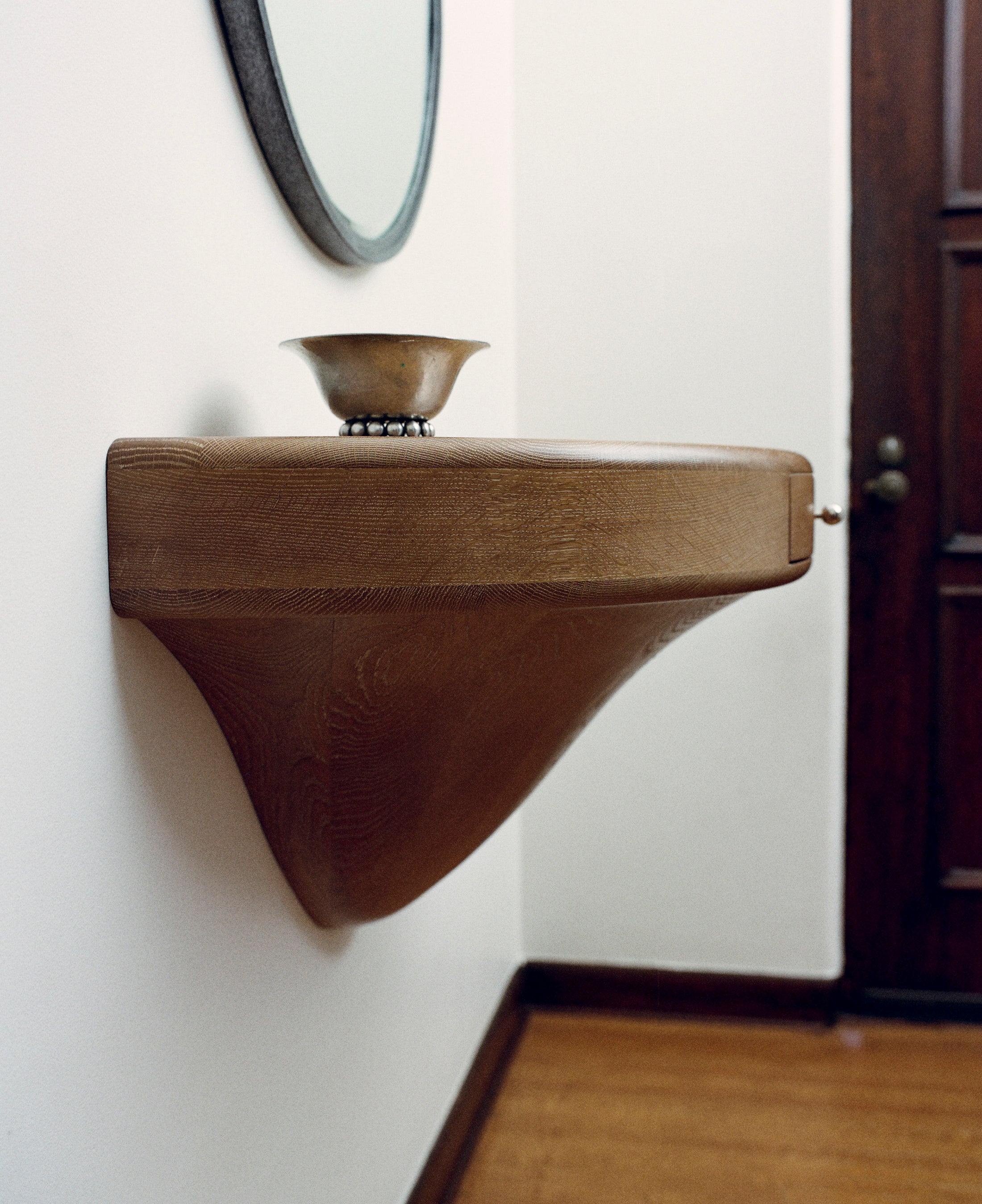 Cerused Oak Wall Console – Desmar