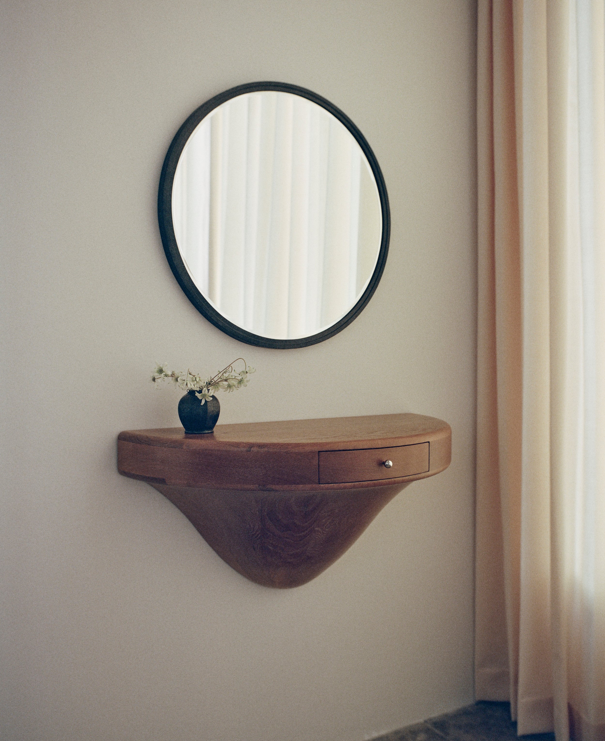 Cerused Oak Wall Console – Desmar